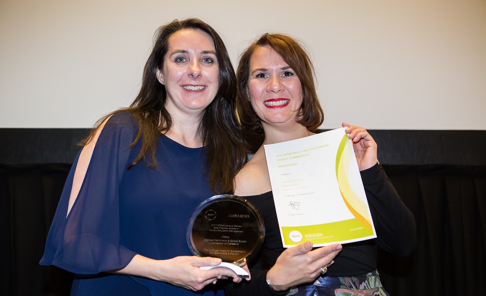 UC staff receive industry recognition - University of Canberra