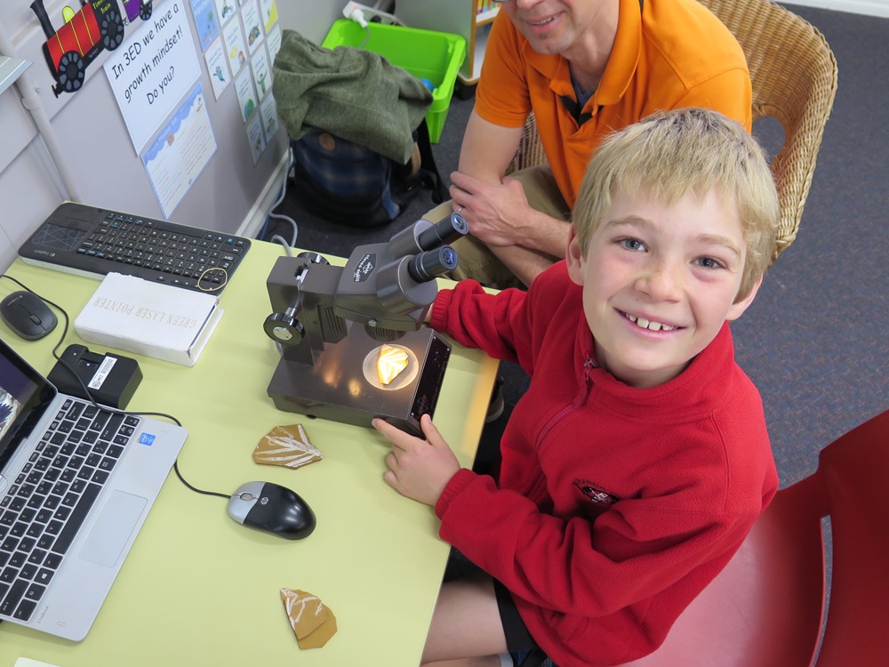 Playground palaeontologists with UC Professor - University of Canberra