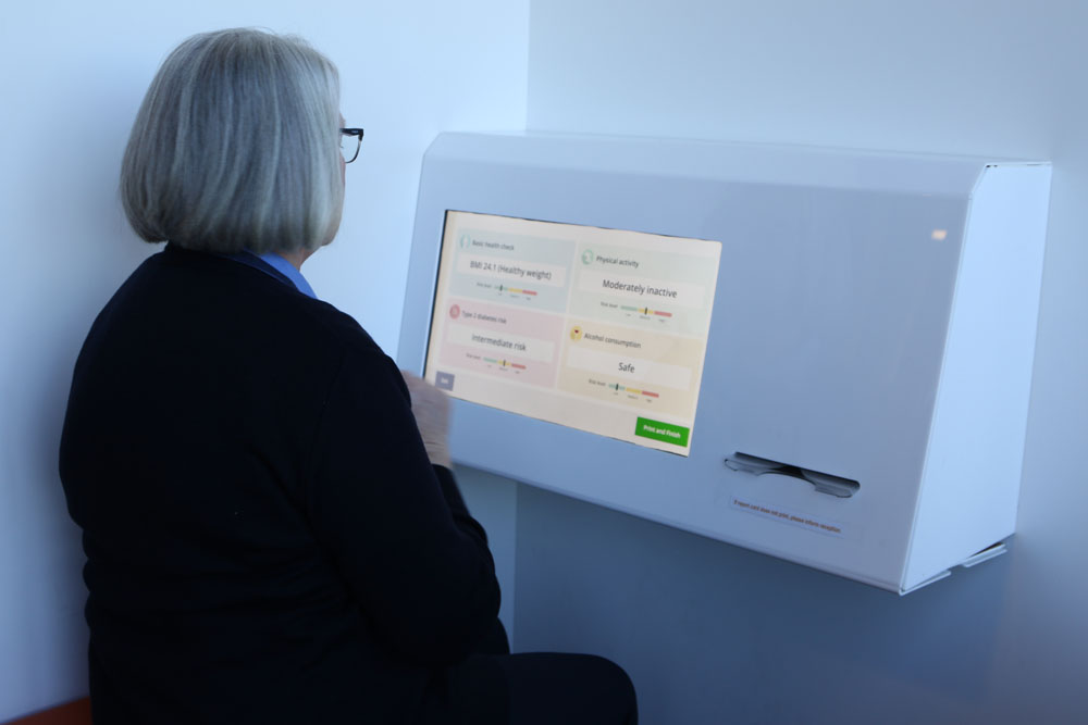 UC-designed ‘pod’ provides patients’ health report in waiting rooms ...